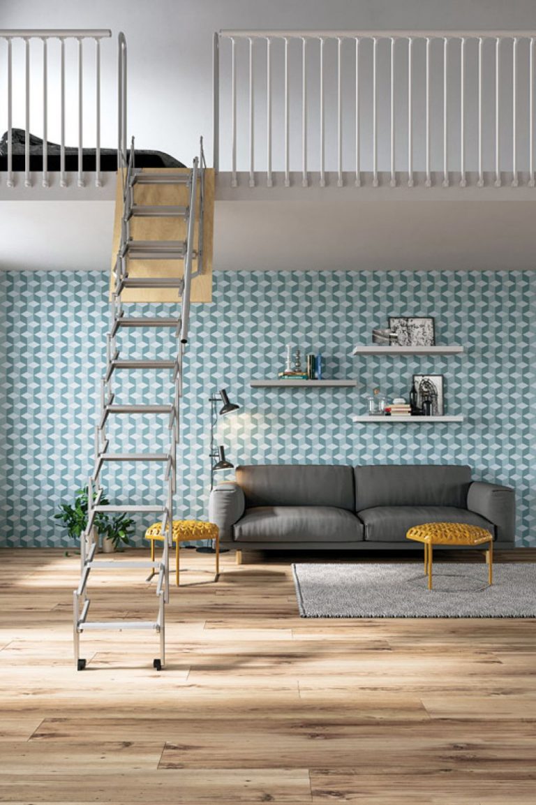 The Retractable Mezzanine Ladder Attic Stairs